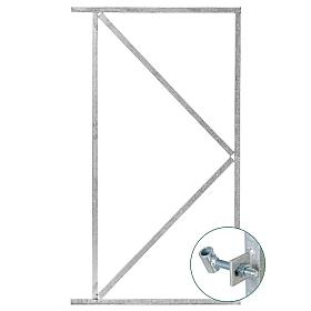 IJzeren deurframe 155x150cm gegalv verstelbaar scharnier 3 ogen | Van ...